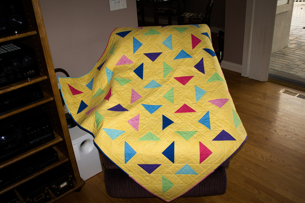 Tipsy Triangles Baby Quilt | Hobby Stash