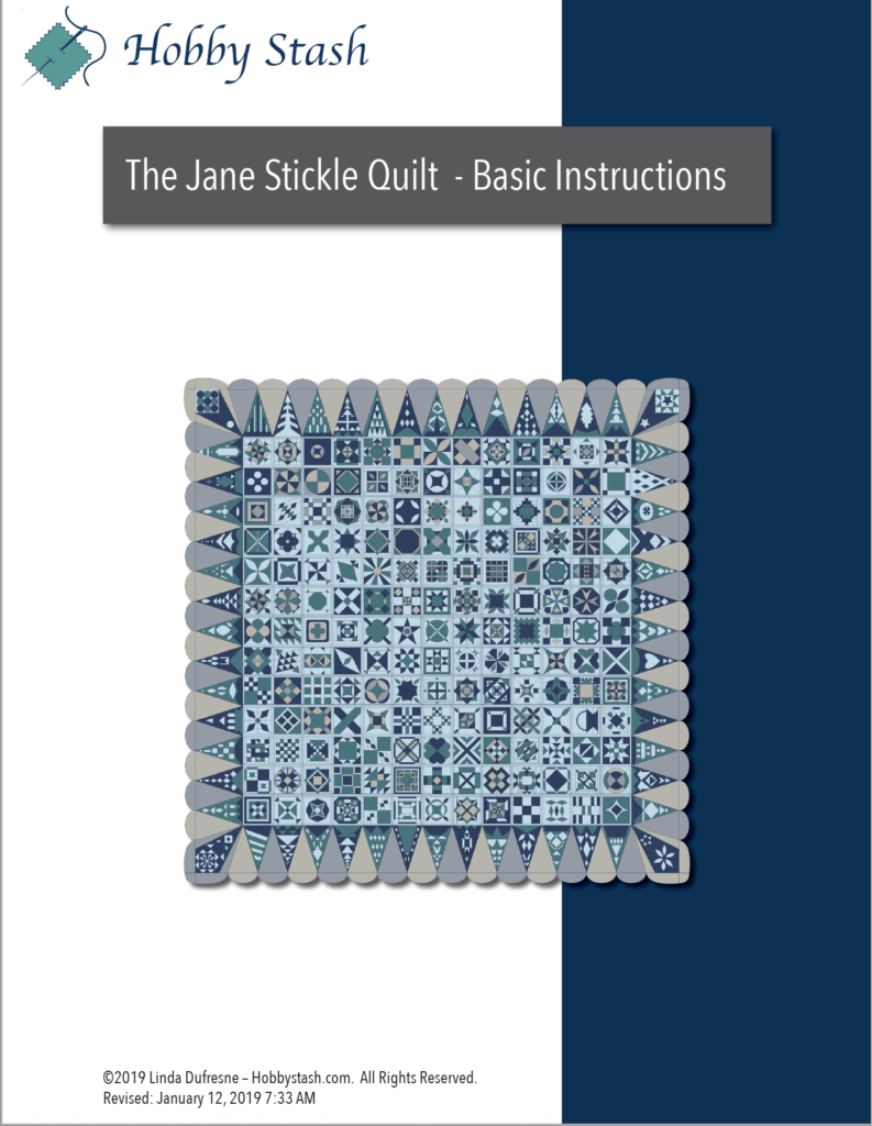 The Jane Stickle Quilt – Row M | Hobby Stash