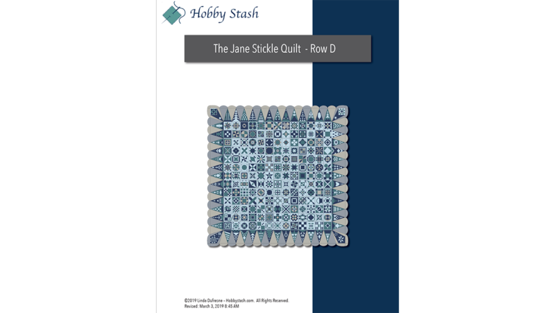 The Jane Stickle Quilt – Row A | Hobby Stash